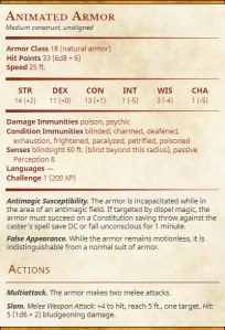 animated-armor – Brazen Wolfe Tabletop