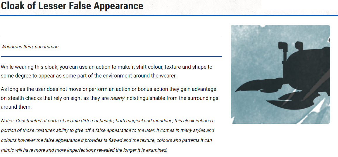 nov-30-cloak-of-lesser-false-appearance – Brazen Wolfe Tabletop