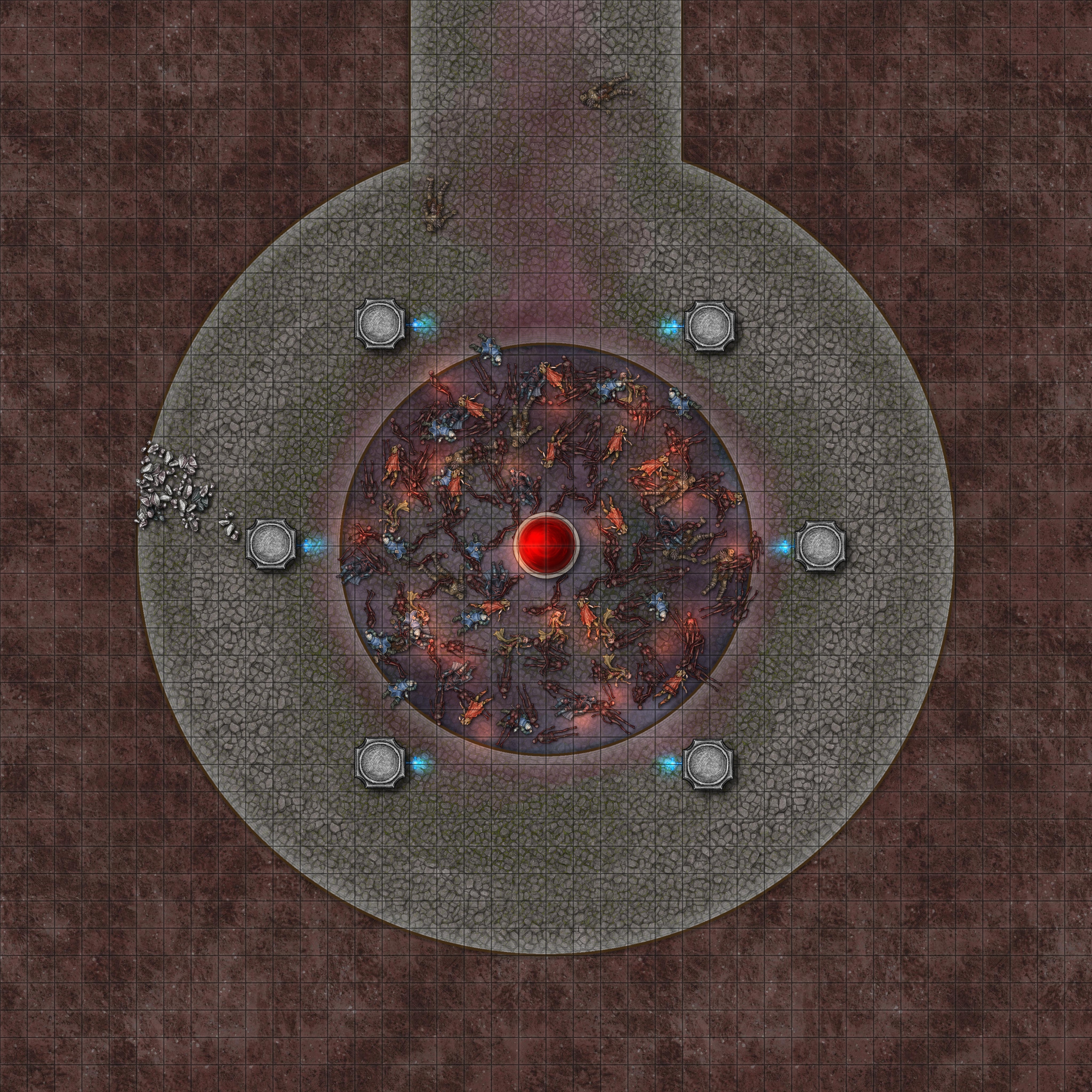 Shadows Throne Ritual Hall – Brazen Wolfe Tabletop