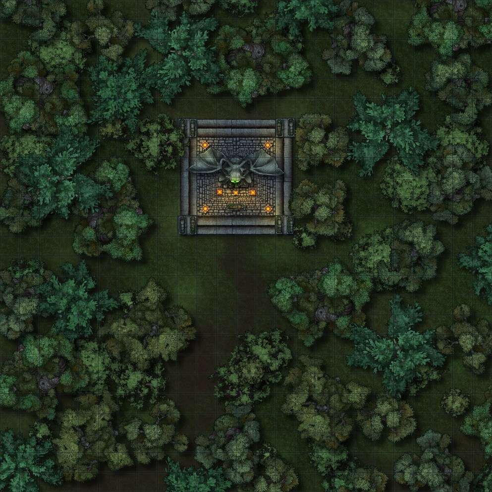 The Walking Forest Shrine – Brazen Wolfe Tabletop