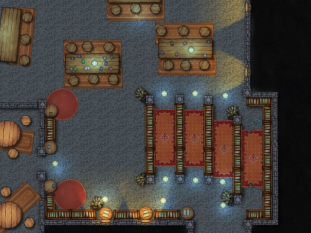 Magus College Library – Brazen Wolfe Tabletop